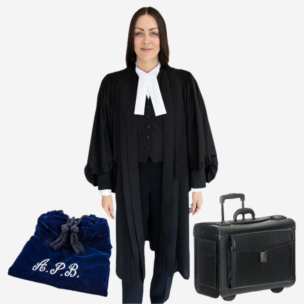 Barristers Robe Package – Pure Wool + Bag & Trial Case | Women's